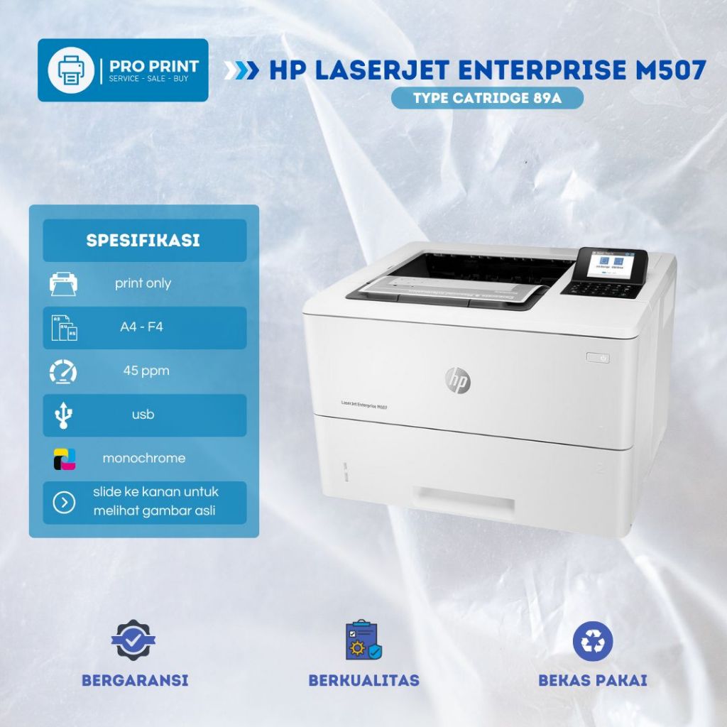 Jual Printer Hp Laserjet Enterprise M507 43 PPM | Shopee Indonesia