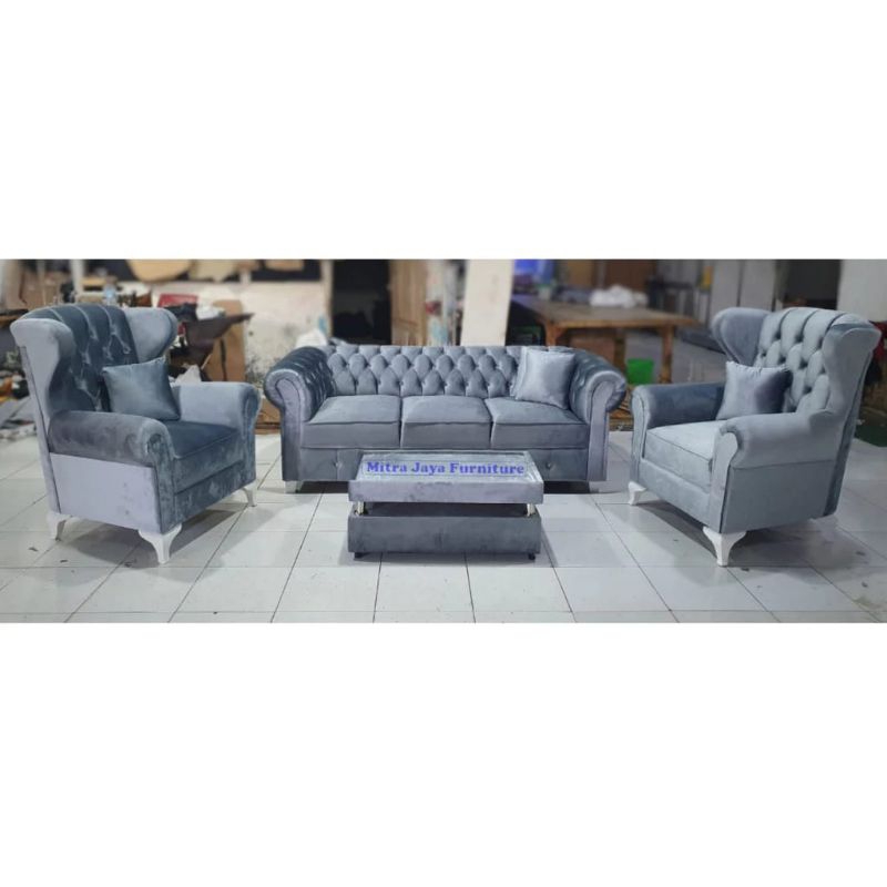 Jual SOFA BED KLASIK ELEGAN SOFA DUDUK MINIMALIS SOFA RUANG TAMU MURAH ...