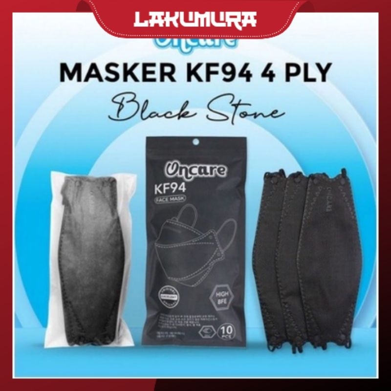 Jual Masker KF94 Oncare Dewasa 4 Ply Disposable Face Mask Isi 10 Pcs ...