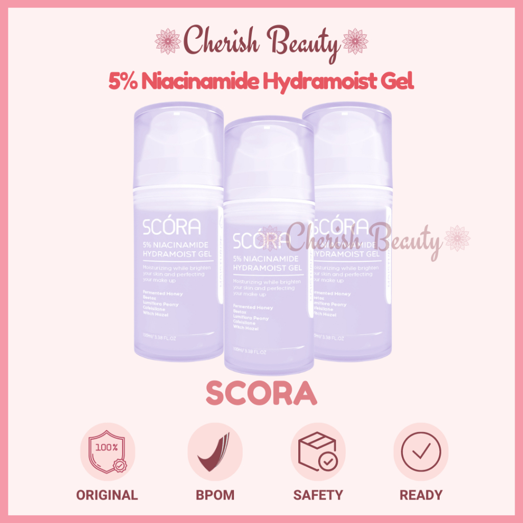 Jual SCORA 5% Niacinamide Hydra Moist Gel 100ml Pelembab Wajah Skin Barrier Cream Moisturizer ...