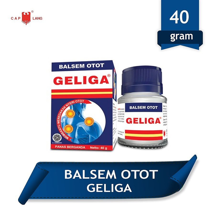 Jual BALSEM OTOT GELIGA 40g - MEMBANTU MEREDAKAN NYERI OTOT | Shopee ...