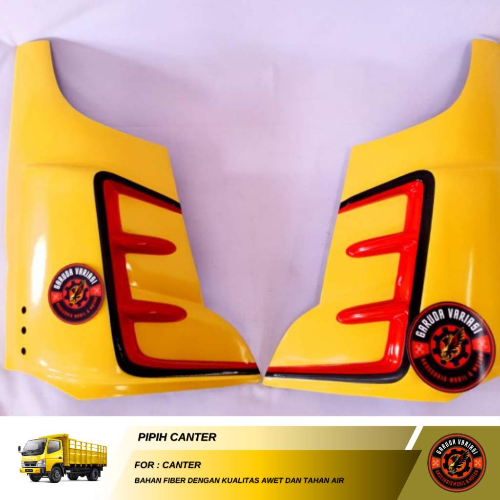 Jual Tepong Tempel Body Truk Fiber Aksesoris Mobil Sayap Canter Truck ...