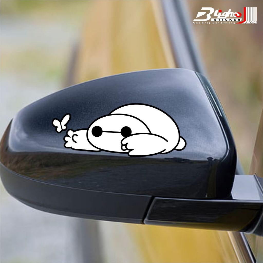 Jual BLIGHOO CUTTING STICKER SPION MOBIL BAYMAX BIG HERO 6 VARIASI LUCU ...