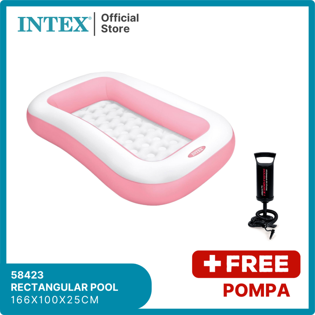 Jual INTEX Kolam Renang Anak Rectangular Pool 58423 | Shopee Indonesia