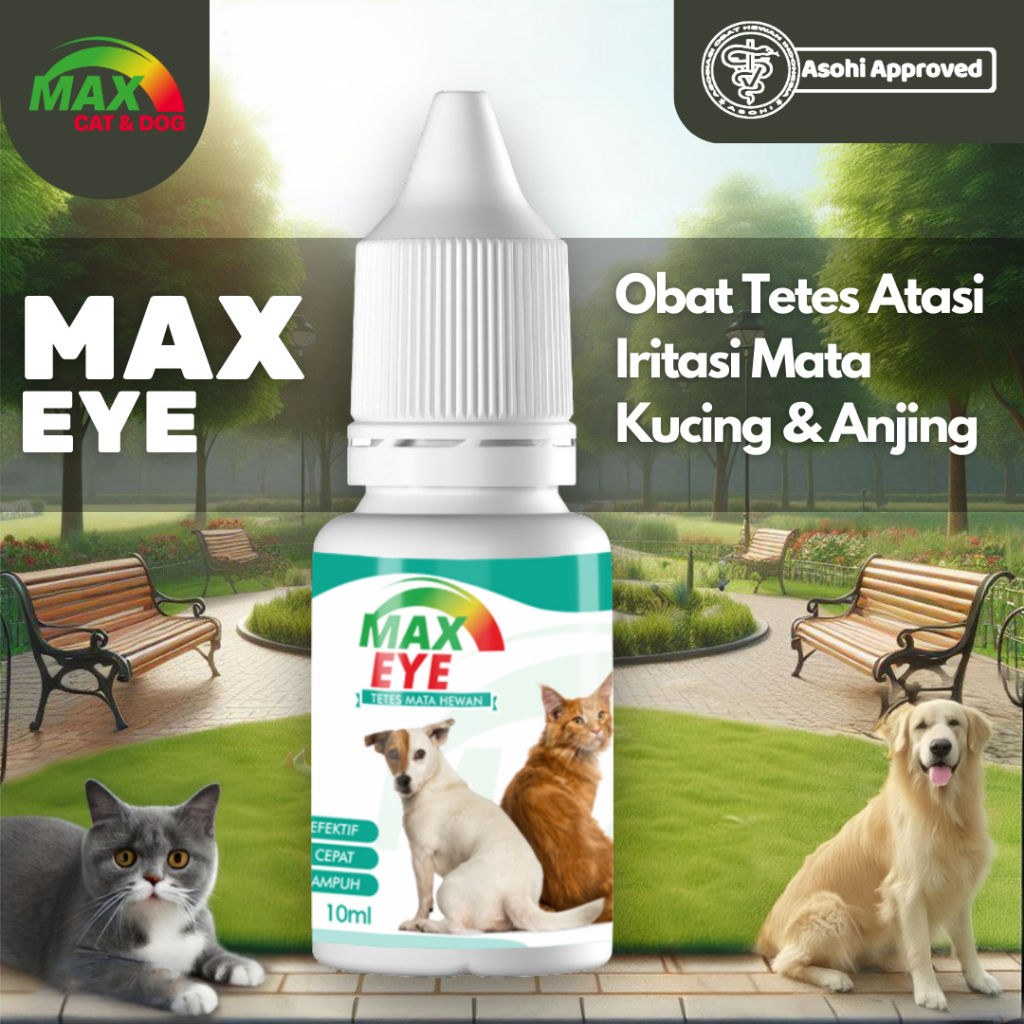 Jual Max Eye Obat Tetes Mata Untuk Kesehatan Mata Hewan | Shopee Indonesia