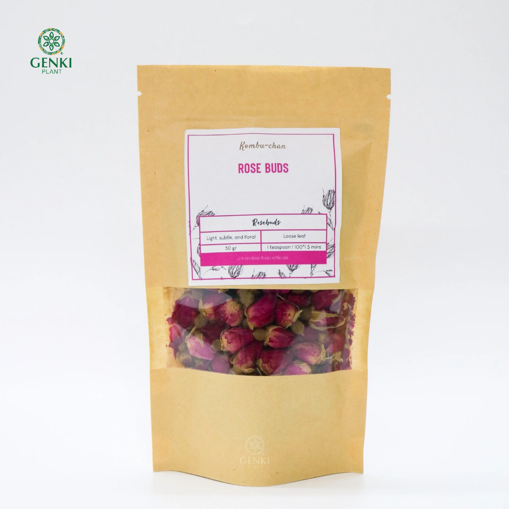 Jual Kombu-Chan Dried Red Rose Bud Flower Tea / Teh Kuncup Bunga Mawar ...
