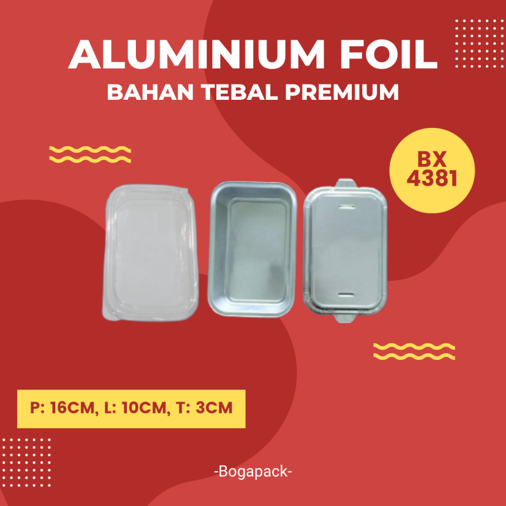 Jual Aluminium Foil BX 4381 Wadah Dimsum Mentai Macaroni Schotel ...