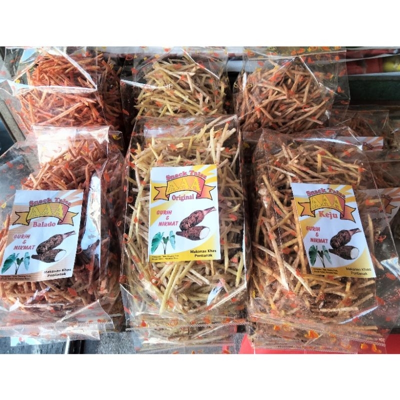 Jual Snack Talas AAA / Makanan Khas Pontianak / Stick Talas Khas ...