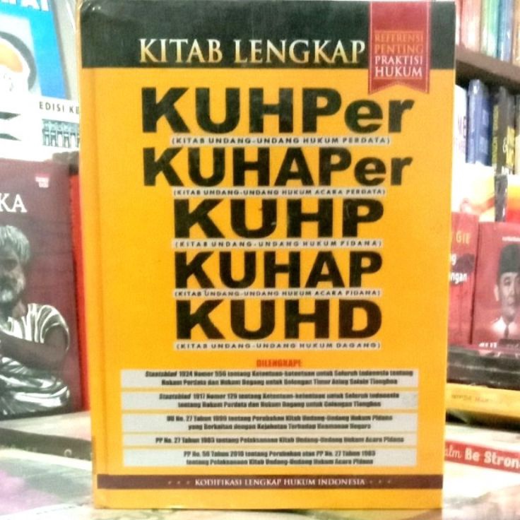 Jual Hadir Meriah Kitab Lengkap KUHPER KUHAPER KUHP KUHAP KUHD | Shopee ...