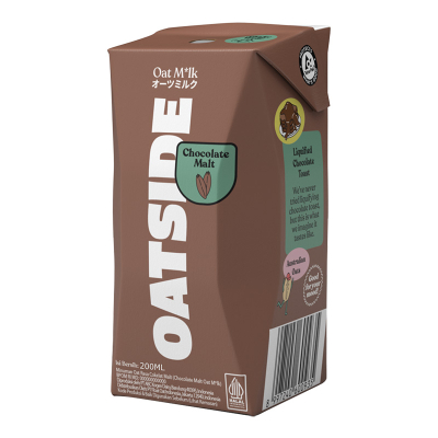 Jual OATSIDE Oat Milk Chocolate Malt 200 ml | Shopee Indonesia