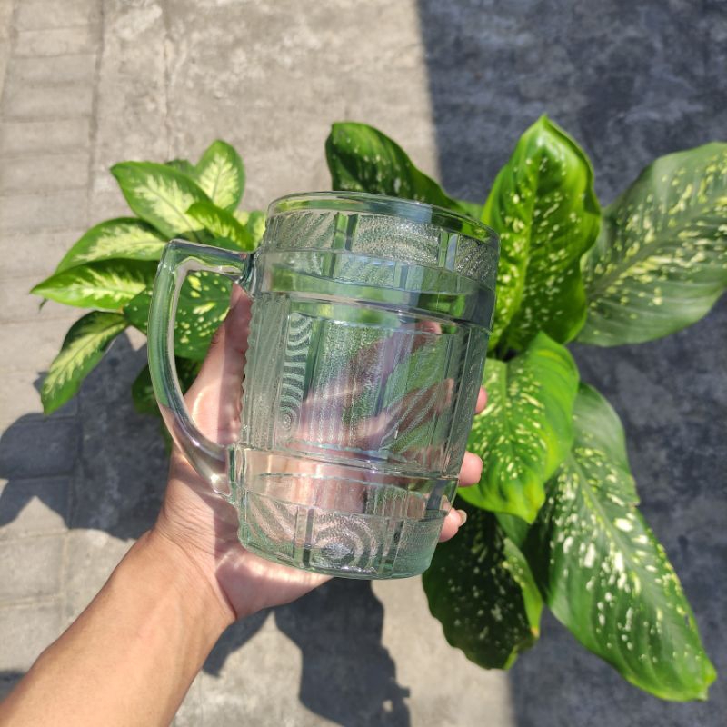 Jual Gelas Eh Teh Jumbo Murah Gelas 800 ml Gelas Kaca Super Tebal ...