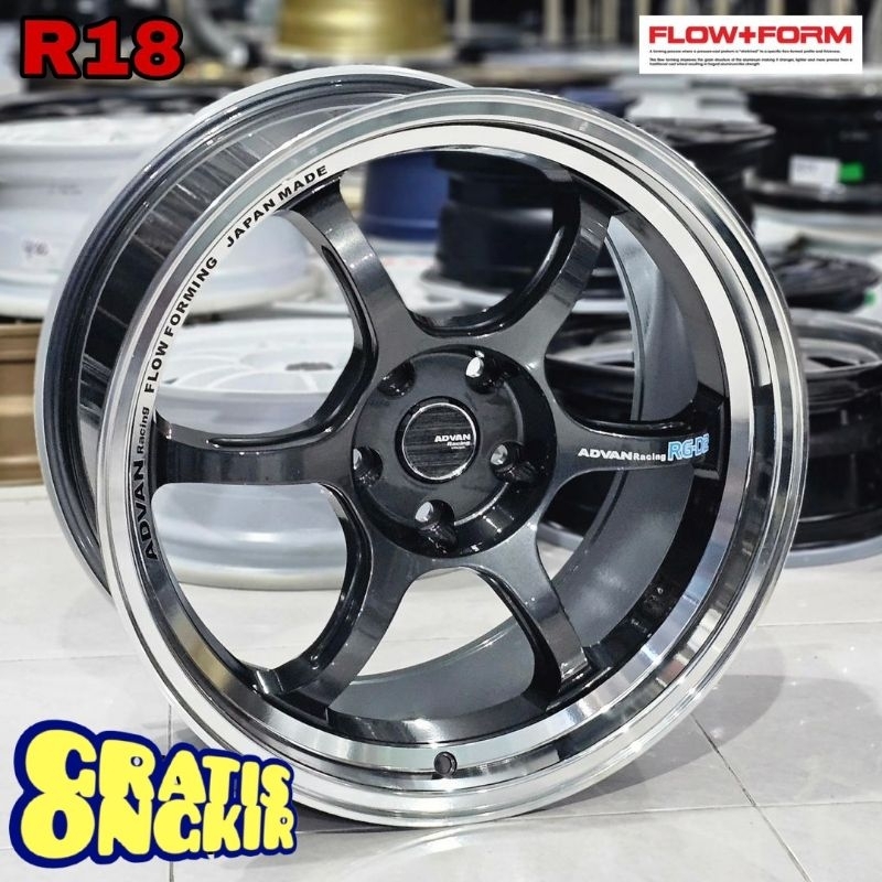 Jual velg mobil ring 18 lebar 9,5 ADVAN RG D2 velg racing mobil r18 velg mobil Innova Reborn ...