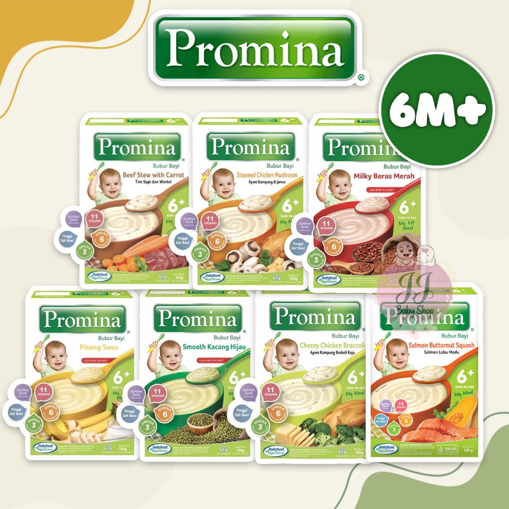 Jual Promina Bubur Bayi 6+ Bulan 120g | Shopee Indonesia