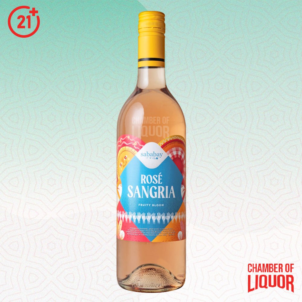 Jual Sababay Rose Sangria Fruity Bloom Wine 750ml | Shopee Indonesia
