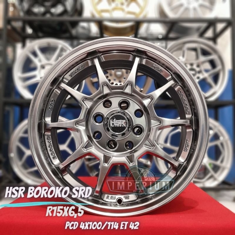 Jual Velg Mobil Murah Hsr Boroko Srd Ring 15 Double Pcd Avanza Mobilio Agya Brio Karimun Vios ...