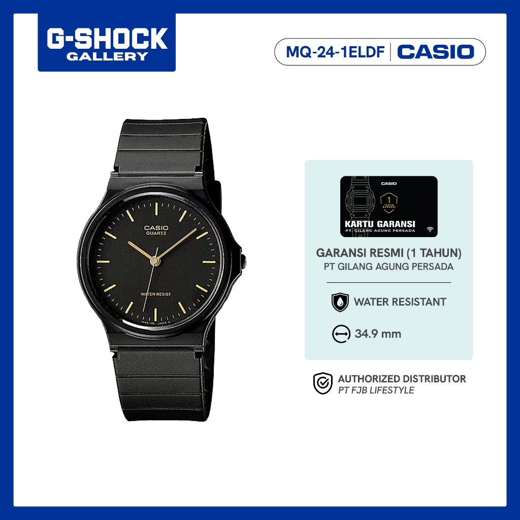 Jual Casio Original MQ-24-1ELDF Jam Tangan Pria Analog | Shopee Indonesia