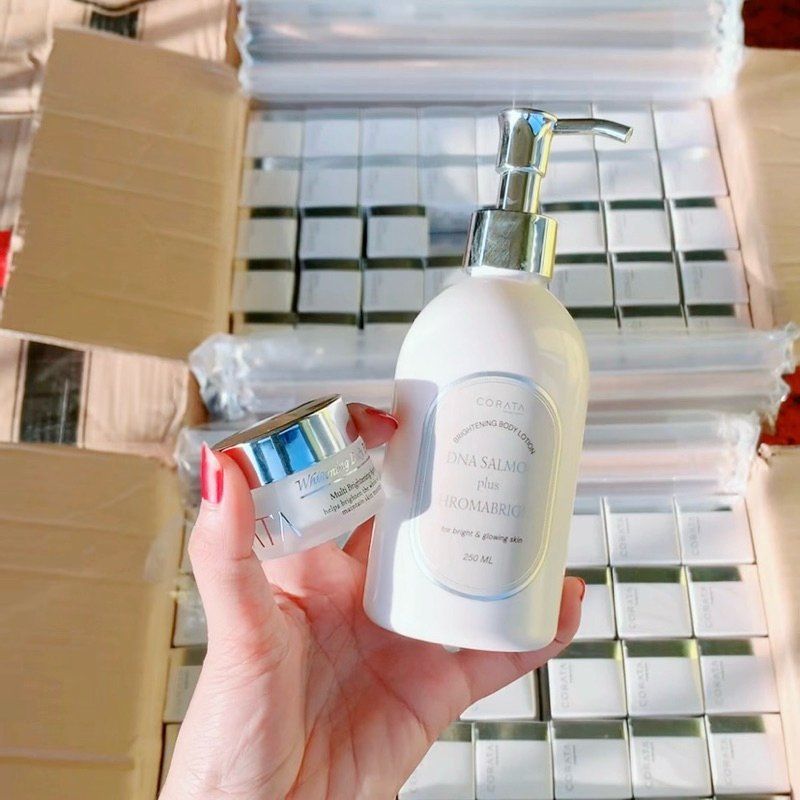 Jual PAKET SUPER WHITE 1 HB CORATA 250ml + 1 BIBIT WHITENING BOOSTER ...