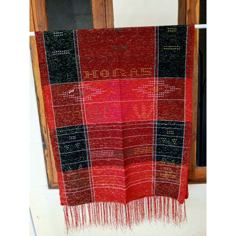 Jual Ulos Sadum Pelangi Berglitter, Ulos Holong, Panoropi, Penari batak | Shopee Indonesia