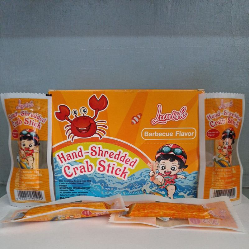 Jual Luvmi Crab Stick Rasa Barbecue Isi 20 pcs | Shopee Indonesia