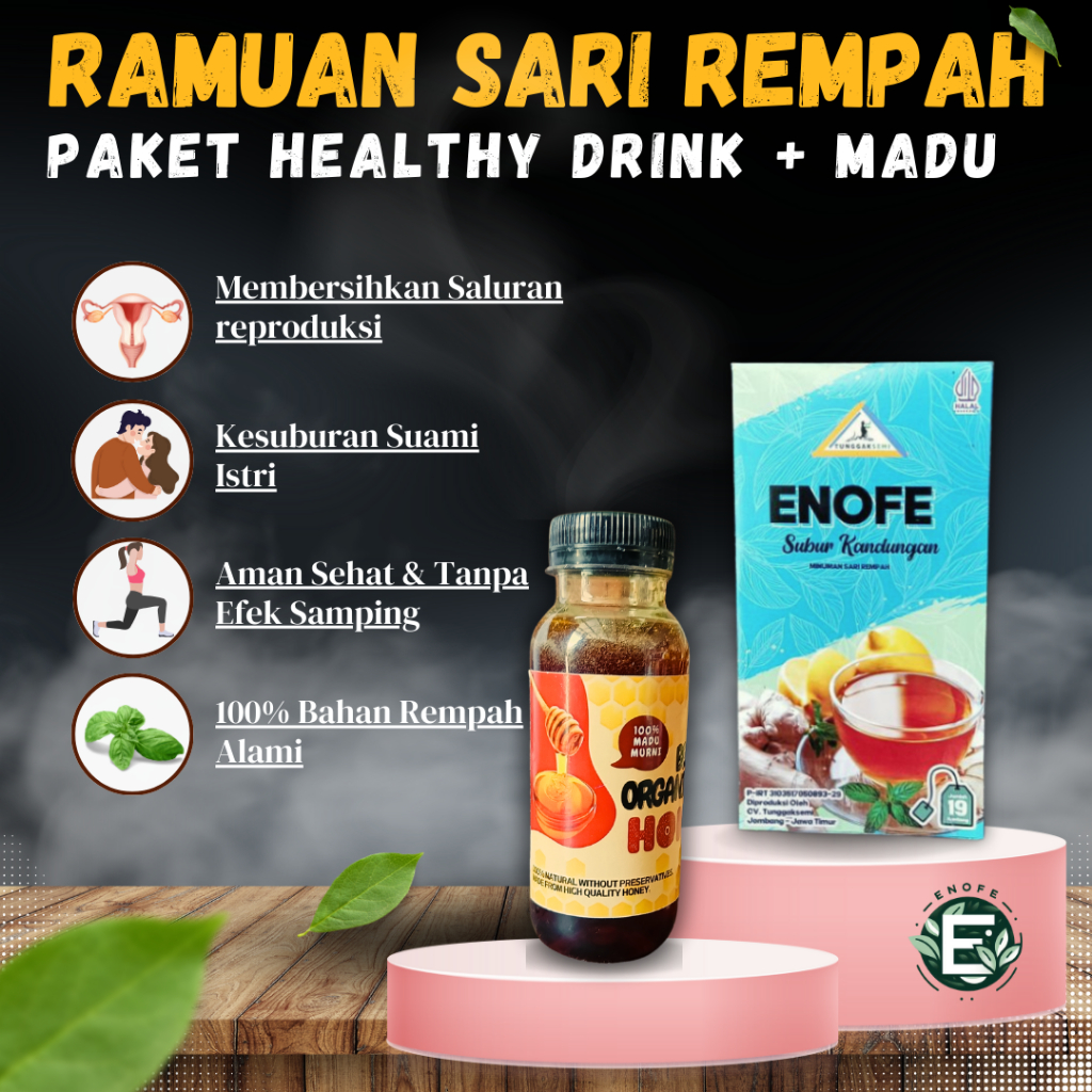 Jual PAKET PROMIL HEMAT ENOFE PLUS MADU 100% MURNI | SUBUR KANDUNGAN ...