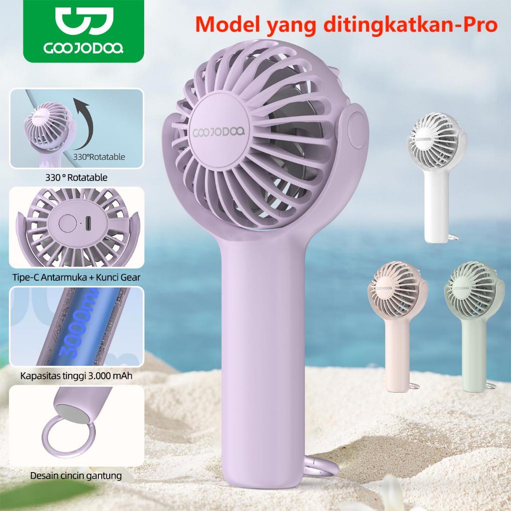 Jual Goojodoq 3000mAh KIPAS ANGIN 330° rotatable Kipas Mini GENGGAM ...
