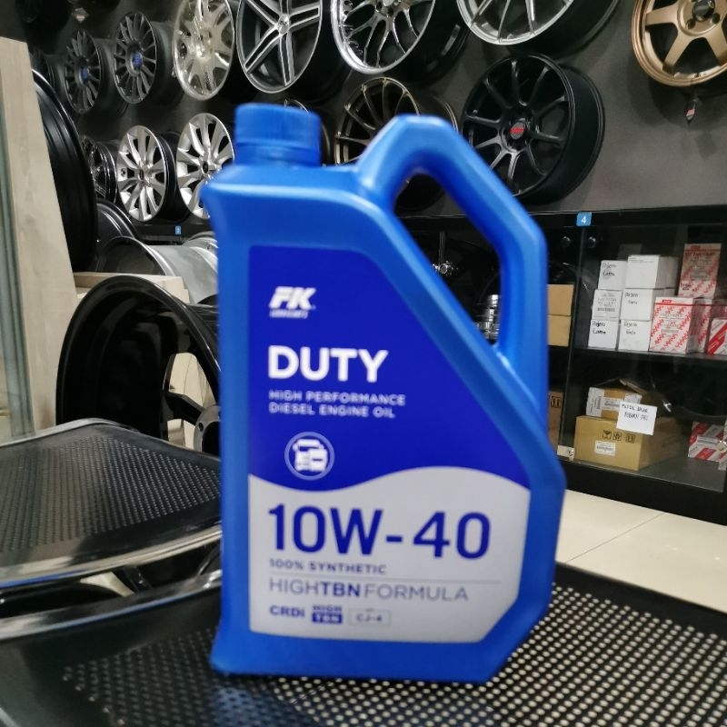 Jual Oli FK Duty Diesel Sae 10W-40 CRDi CJ-4 Kemasan Galon (4 Liter) | Shopee Indonesia