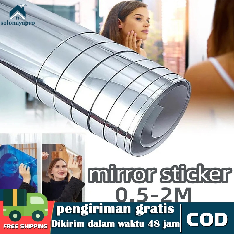 Jual Stiker Gorden Mirror / Kaca FIlm Silver Hitam / Cermin One Way 50 ...