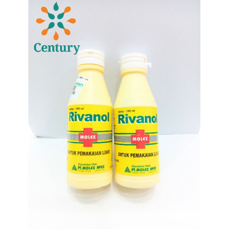 Jual RIVANOL ONE MED 100(BARU)/KOMPRES LUKA/ANTISEPTIK LUKA/PEMBERSIH ...