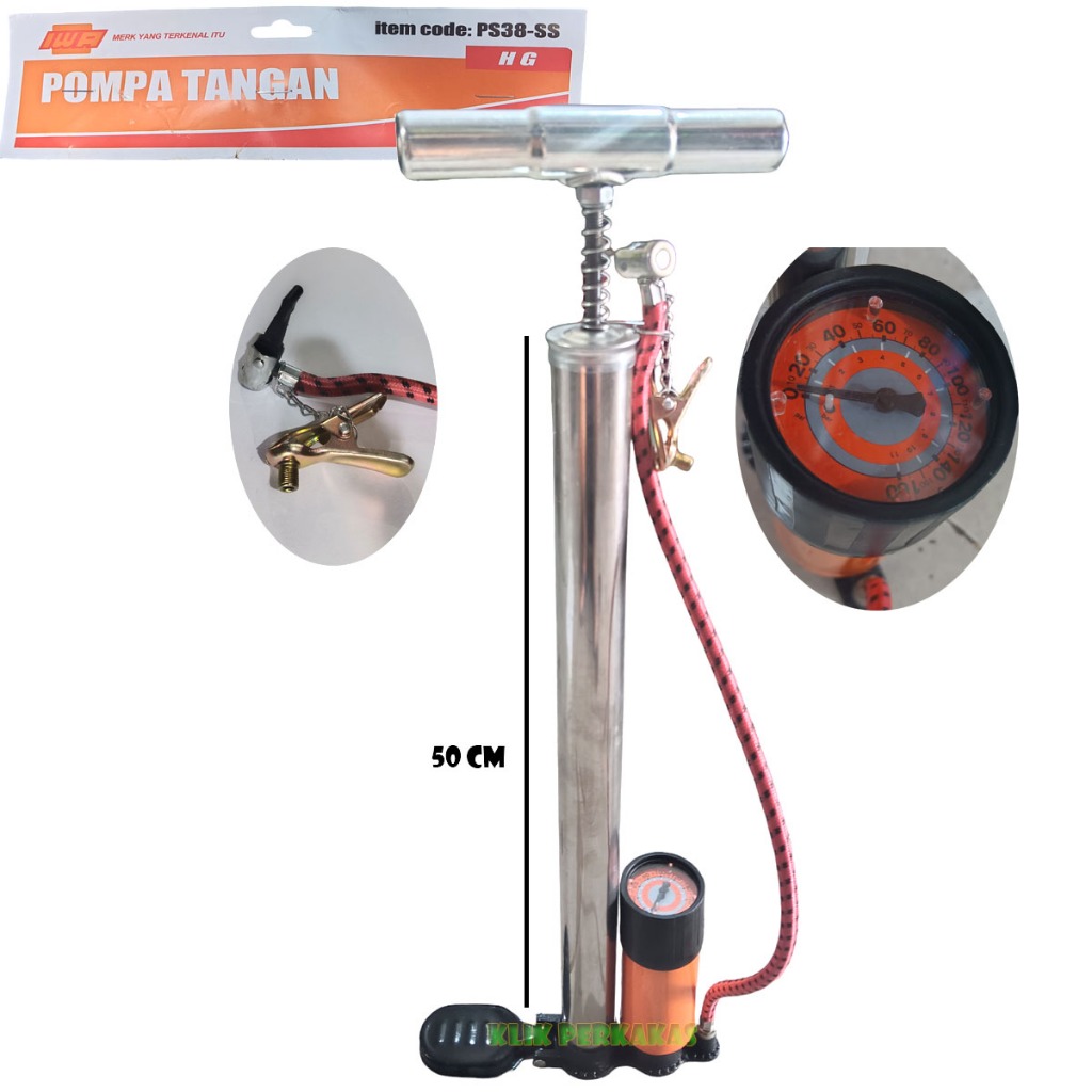 Jual original!! murah Pompa tangan Angin Ban Sepeda dan Motor Manual ...