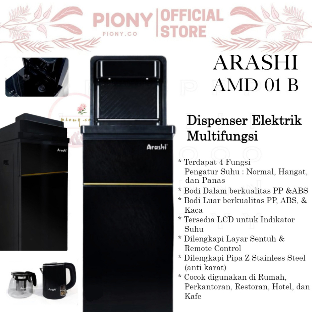 Jual DISPENSER MULTIFUNGSI ARASHI AMD 01B ARASHI AMD 02 BC / DISPENSER ...