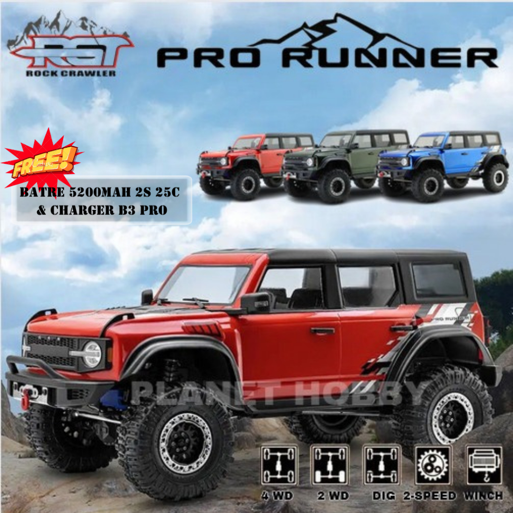 Jual RC Car RGT EX86130 1/10 Pro Runner 2.4G Off Road RTR Crawler Car ...