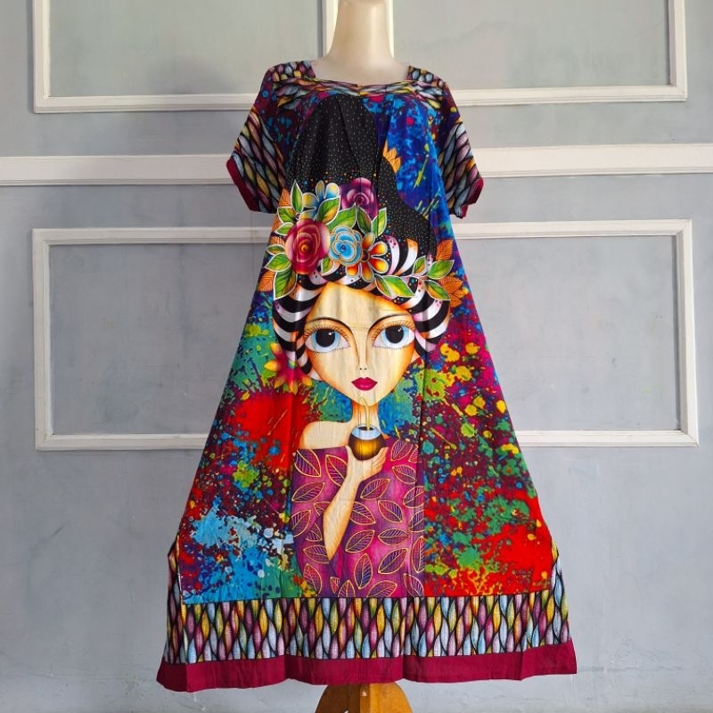 Jual Daster WoW model Sikak motif Badut Ld 120cm Pb 110cm ( baju tidur ...