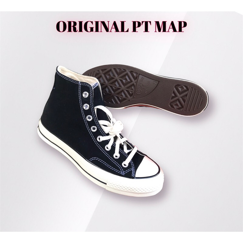 Jual CONVERSE CHUCK TAYLOR 70'S HI BLACK RESMI PT MAP | Shopee Indonesia