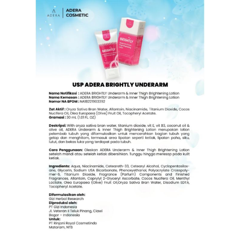 Jual Adera cosmetic | Shopee Indonesia