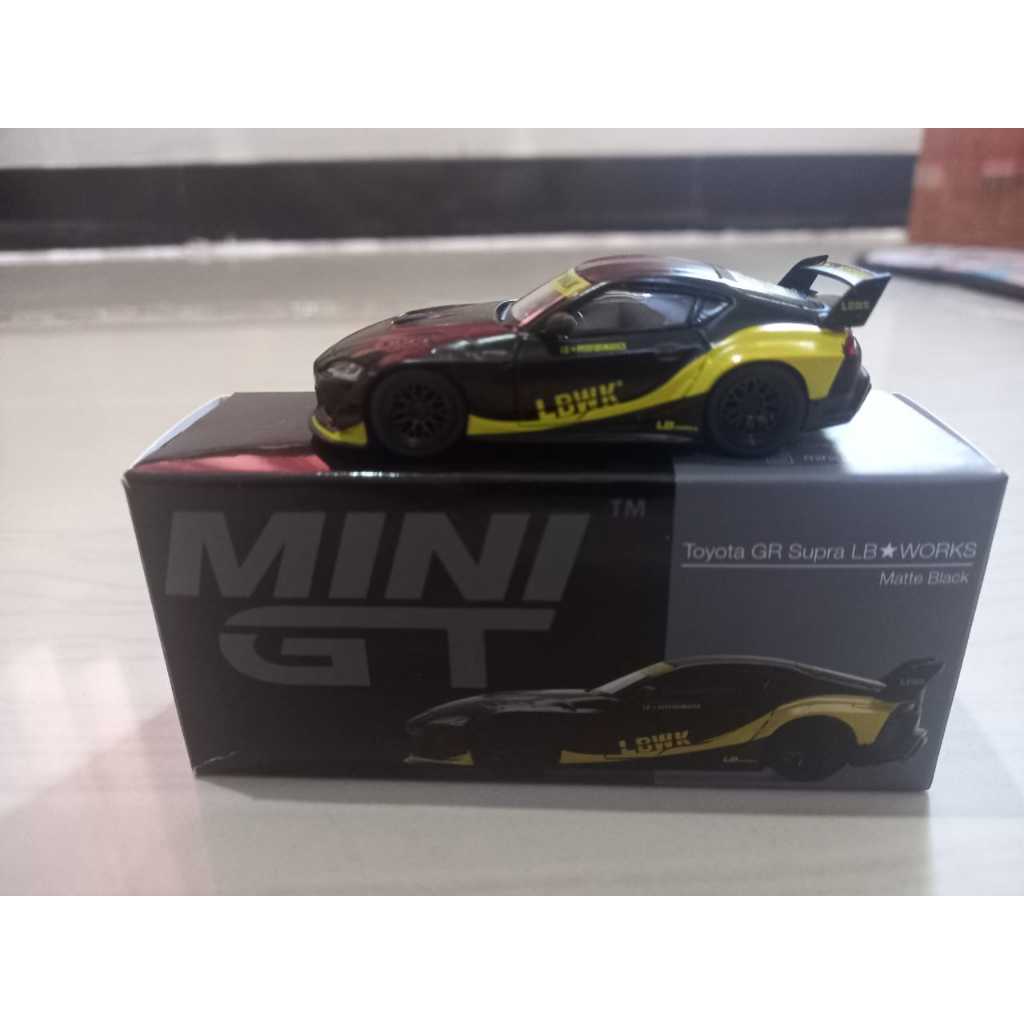 Jual Mini GT Toyota GR Supra LB Works Matte Black | Shopee Indonesia