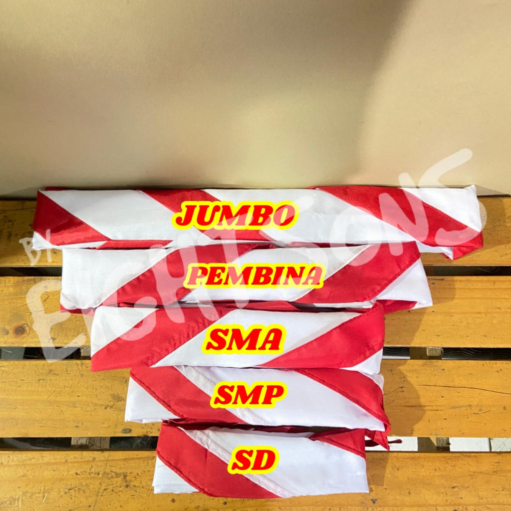 Jual Hasduk SD SMP SMA JUMBO SUPER JUMBO bijian - Dasi Kacu Pramuka ...