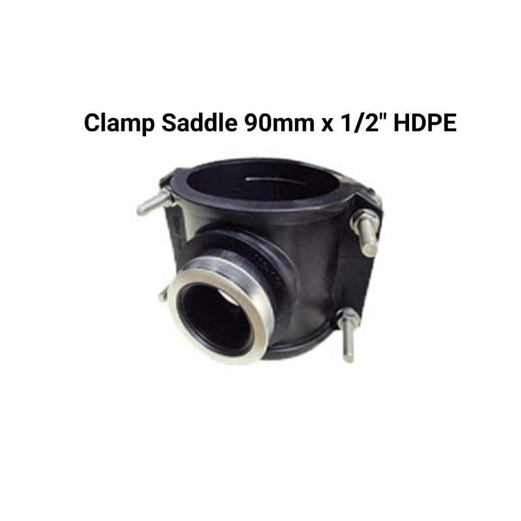 Jual Klem Sadel 3" x 1/2" / Service Clamp Saddle HDPE 90mm x 1/2" | Shopee Indonesia