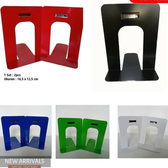 Jual Harga Murah Penyangga Buku Standard Book Besi Merk Lion No 7 BESI ...