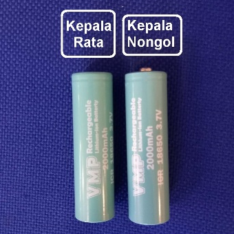Jual Baterai Vape 18650 Real 2000mah - Batere Cas 18650 - Rechagable ...