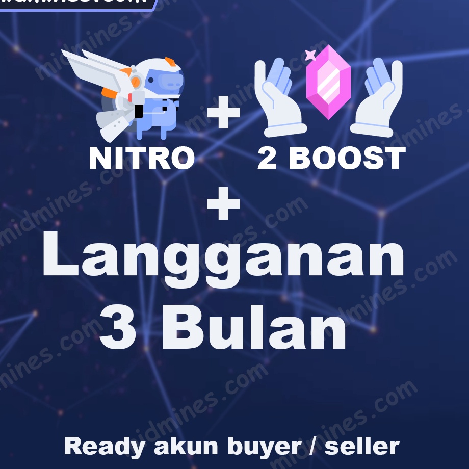 Jual Harga Bagus DC Nitro Boost 3 Bulan Proses 2 menit | Shopee Indonesia