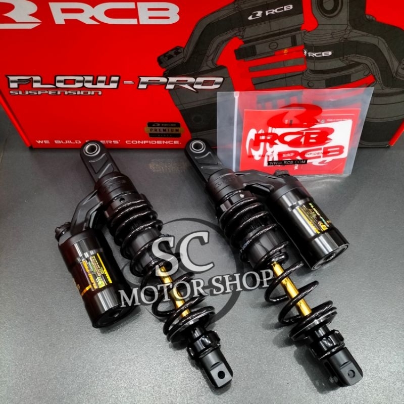 Jual Shock RCB racing boy flow pro black series click rebound pcx 160 ...