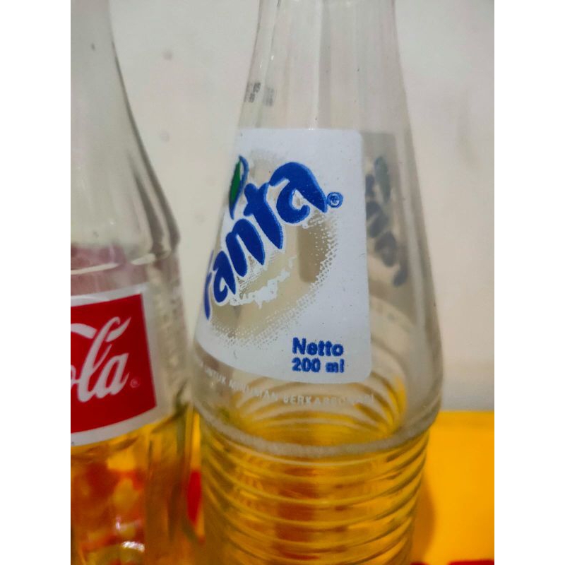 Jual BOTOL SPRITE FANTA COCA-COLA KECIL 200 ML | Shopee Indonesia