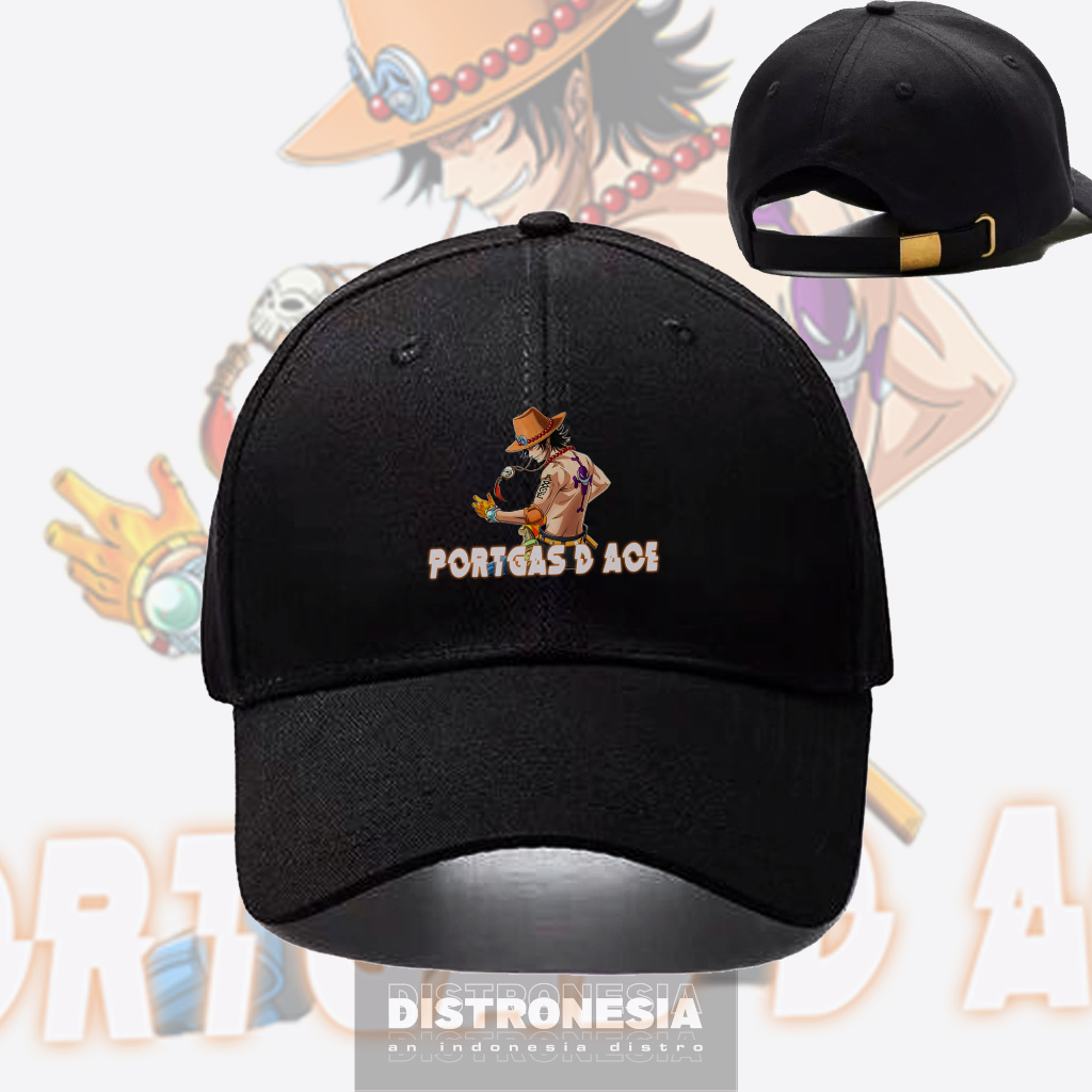 Jual Topi Portgas D Ace Anime One Piece Premium Cotton | Shopee Indonesia