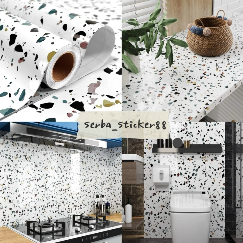 Jual stiker Dinding Anti air Wallpaper Dinding Serba guna Sticker ...