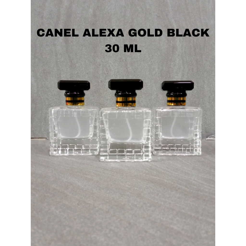 Jual Botol Parfum Canel Alexa Gold Black 30 ml | Shopee Indonesia