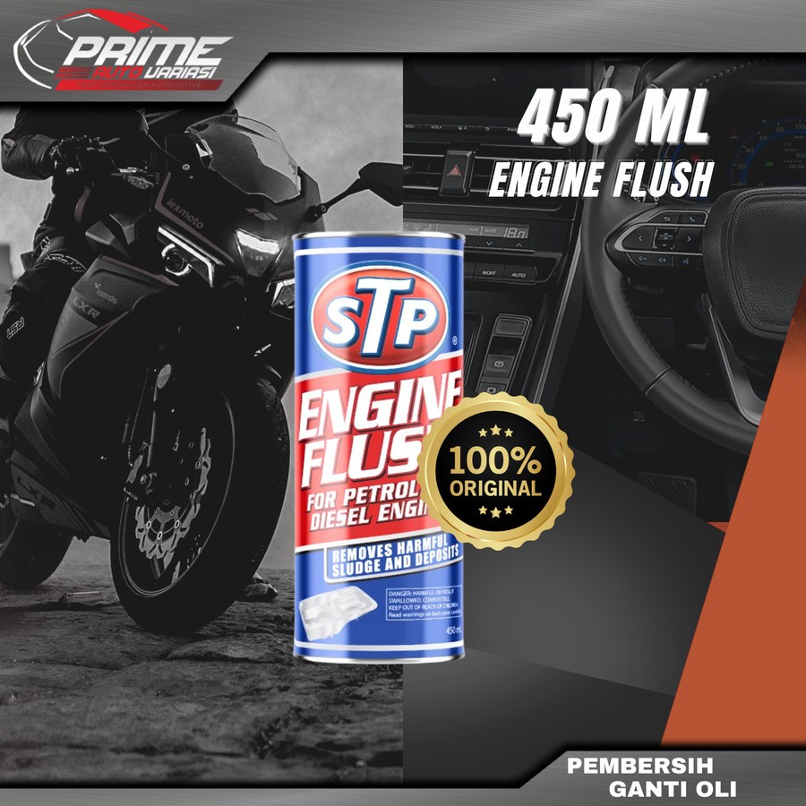 Jual Pembersih Ganti Oli Mobil Motor STP Engine Flush 450 ML | Shopee Indonesia