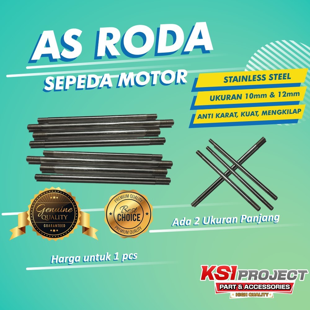 Jual As Roda Sepeda Motor Stainless Steel Custom Model Thailand Nut ...