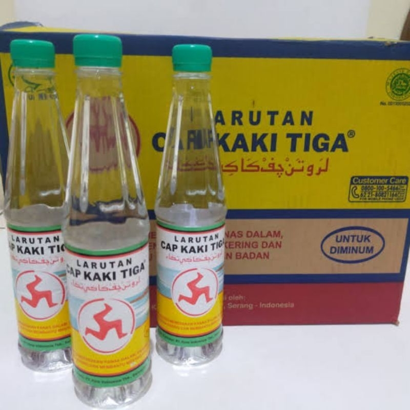 Jual LARUTAN CAP KAKI TIGA BOTOL 500 ML ISI 24 BOTOL PER DUS | Shopee Indonesia