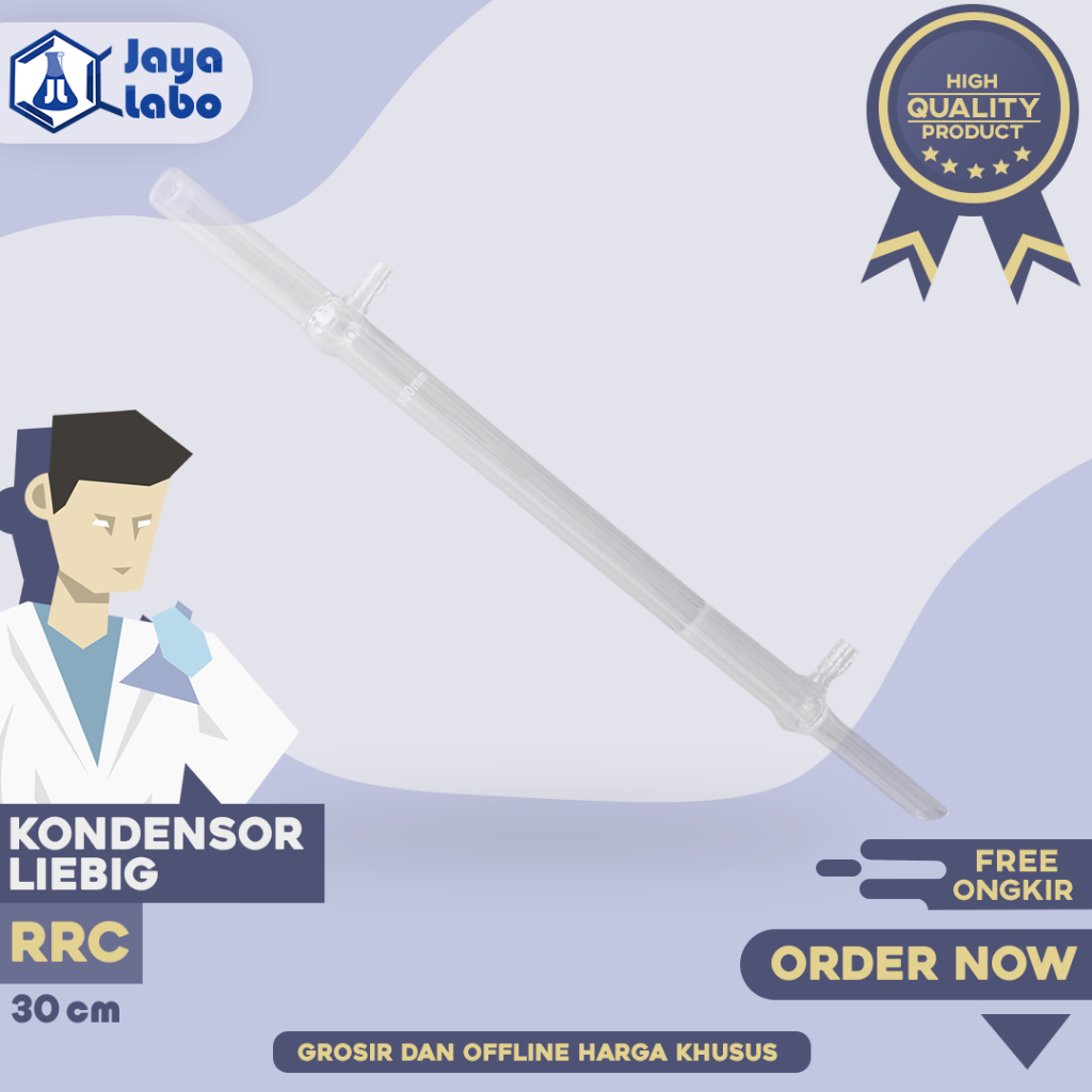 Jual KONDENSOR LIEBIG 30 CM / Kondensor Lurus Kaca Libiq | Shopee Indonesia