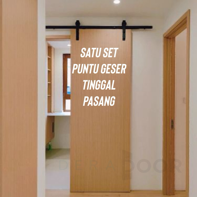 Jual satu set pintu geser/sleding | pintu kamar geser | pintu sleding ...